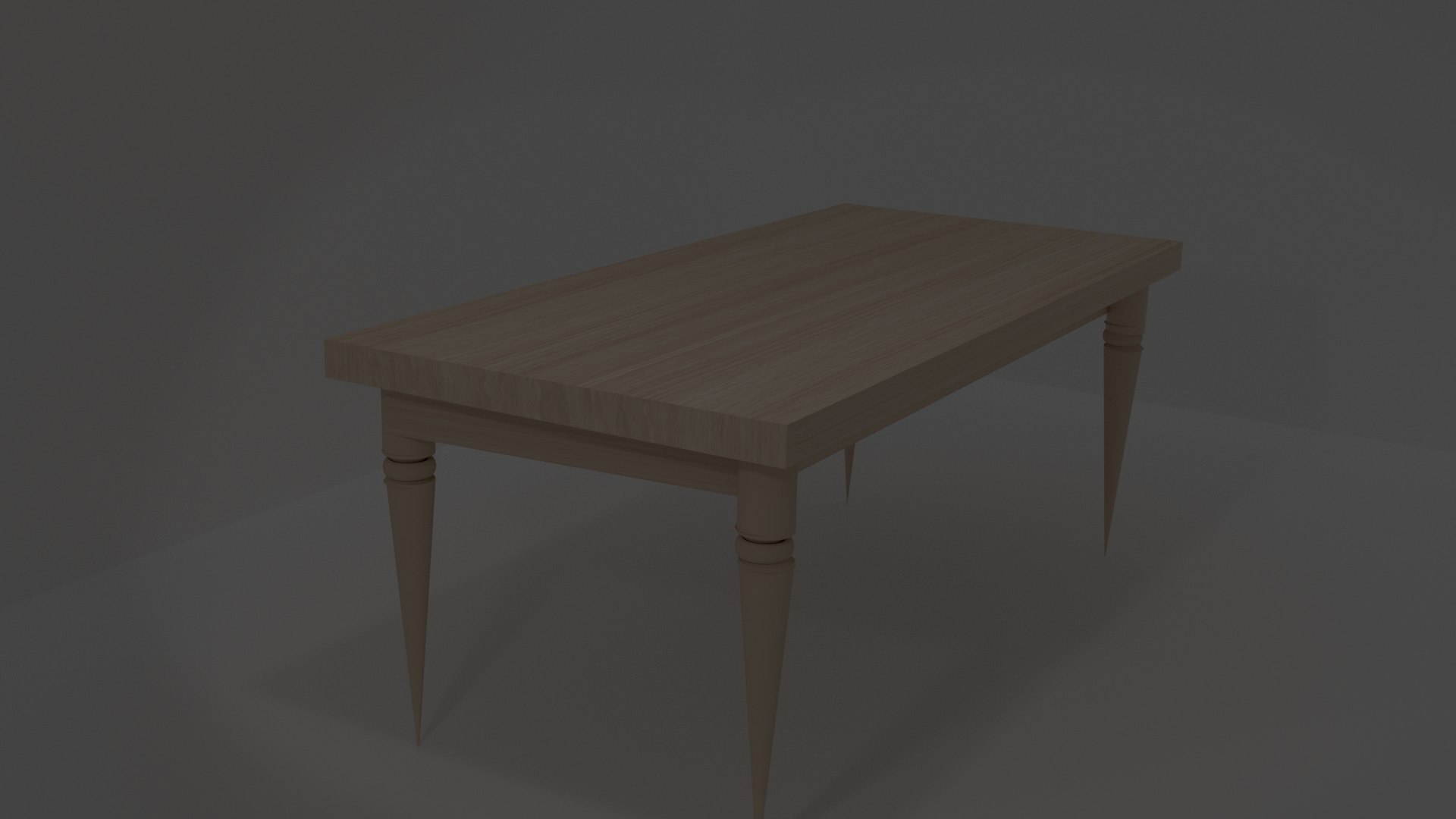 Free 3D Model Wooden Table - TurboSquid 2046205
