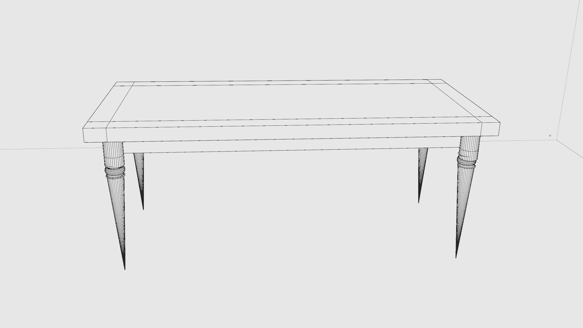 Free 3D Model Wooden Table - TurboSquid 2046205