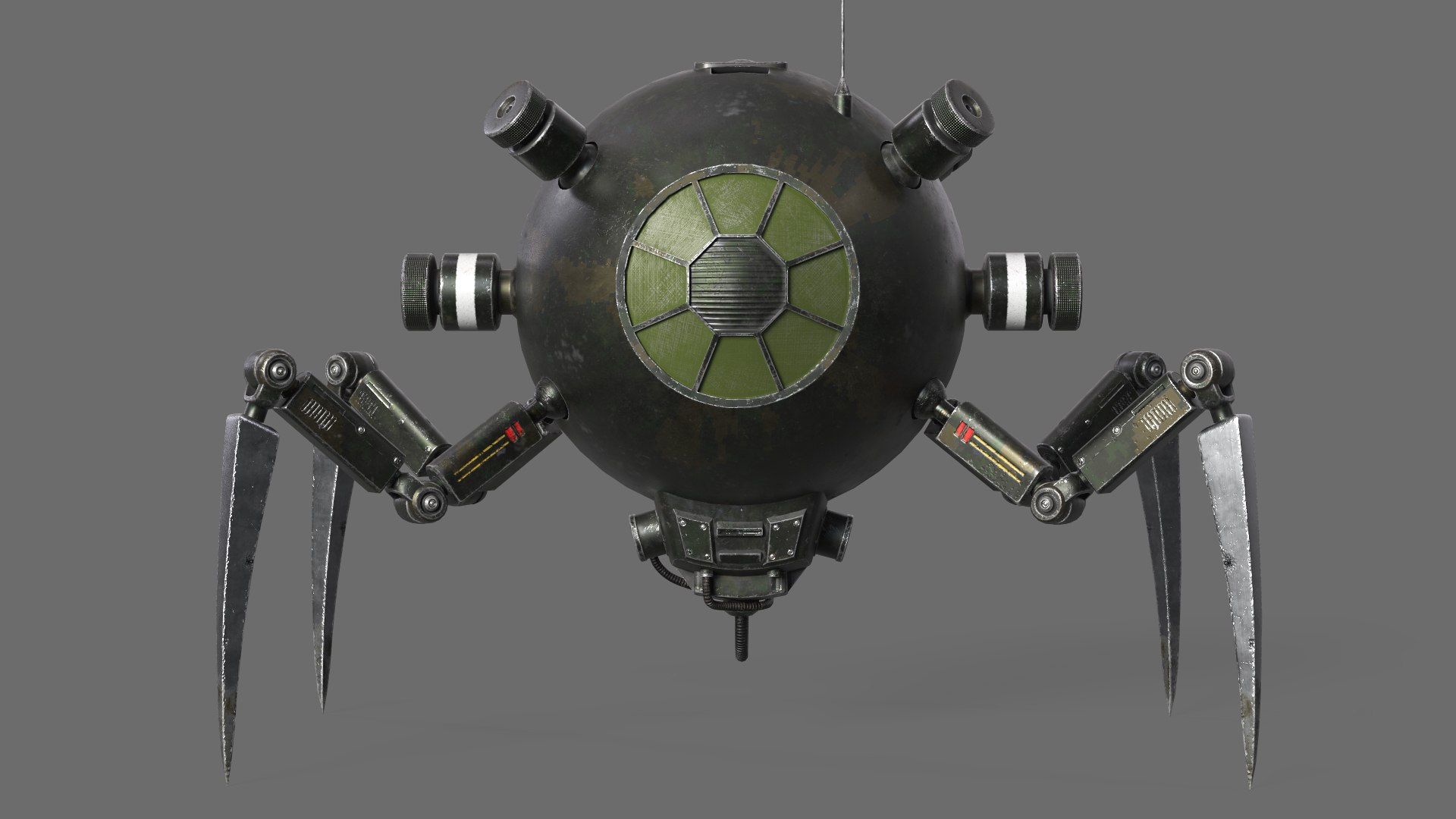 Droid Spider 3D Model - TurboSquid 2111015