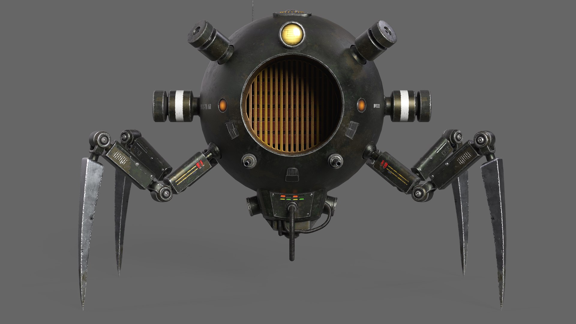 Droid Spider 3D Model - TurboSquid 2111015
