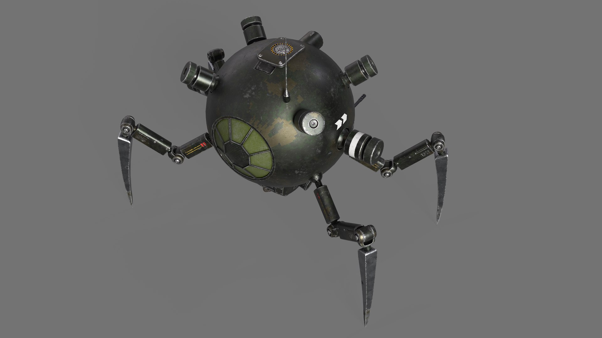 Droid Spider 3D Model - TurboSquid 2111015