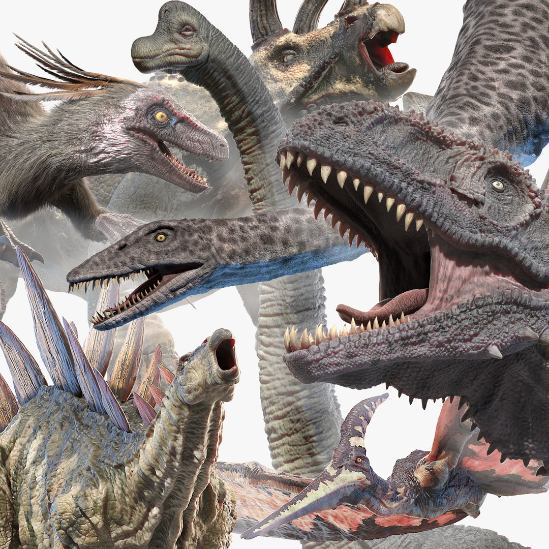 3D dinosaurs dinopack small model - TurboSquid 1681019