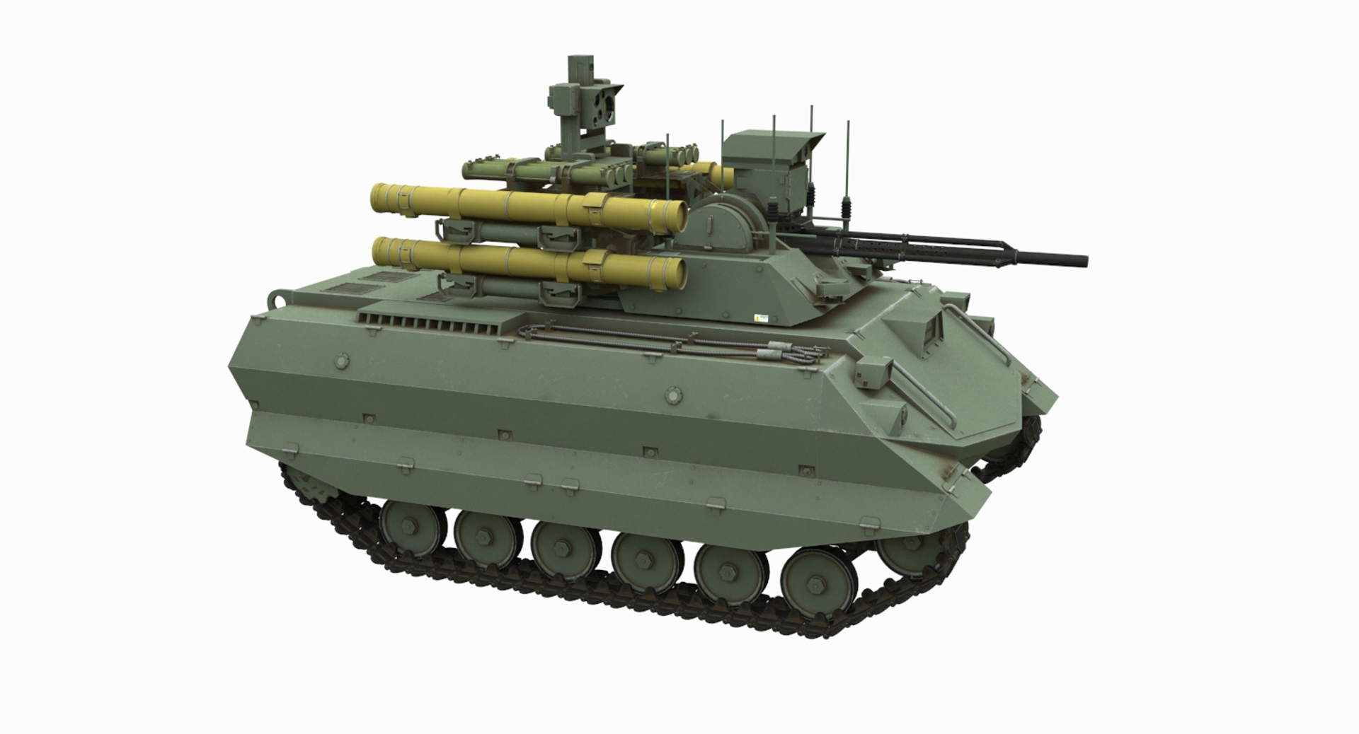 Uran-9 Unmanned Combat 3D Model - TurboSquid 1219134