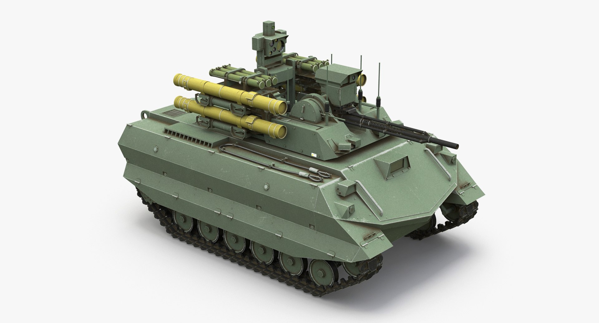 Uran-9 Unmanned Combat 3D Model - TurboSquid 1219134