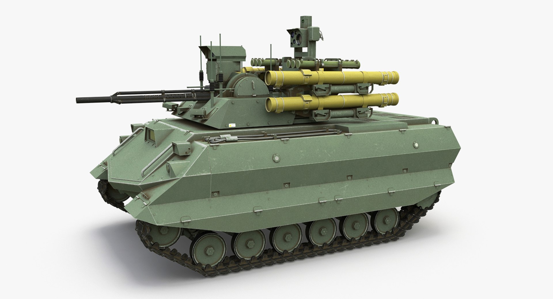 Uran-9 Unmanned Combat 3D Model - TurboSquid 1219134