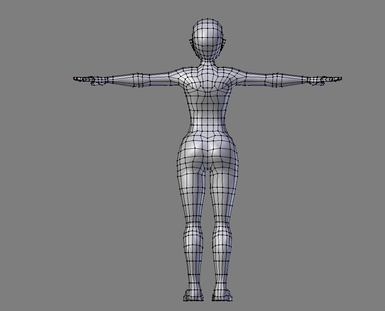 Female body base 3D - TurboSquid 1359942