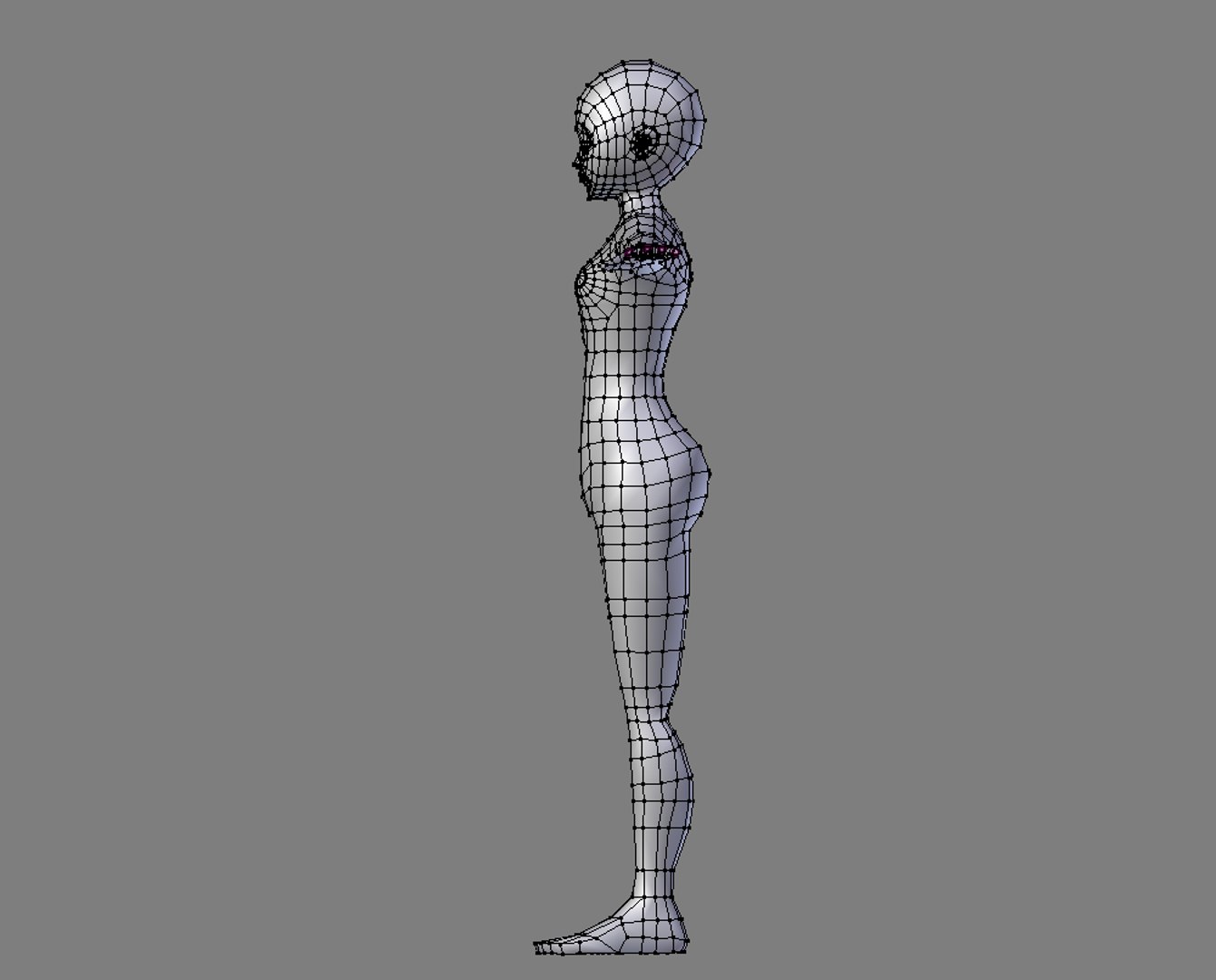 Female body base 3D - TurboSquid 1359942