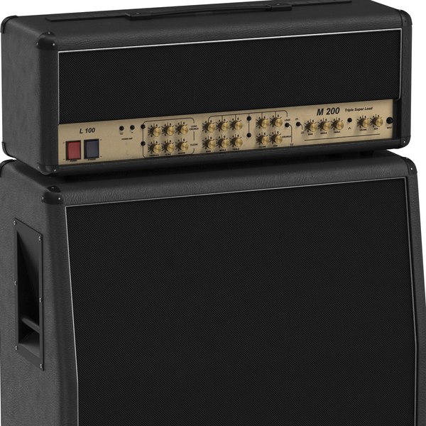 3d guitar amplifier generic model