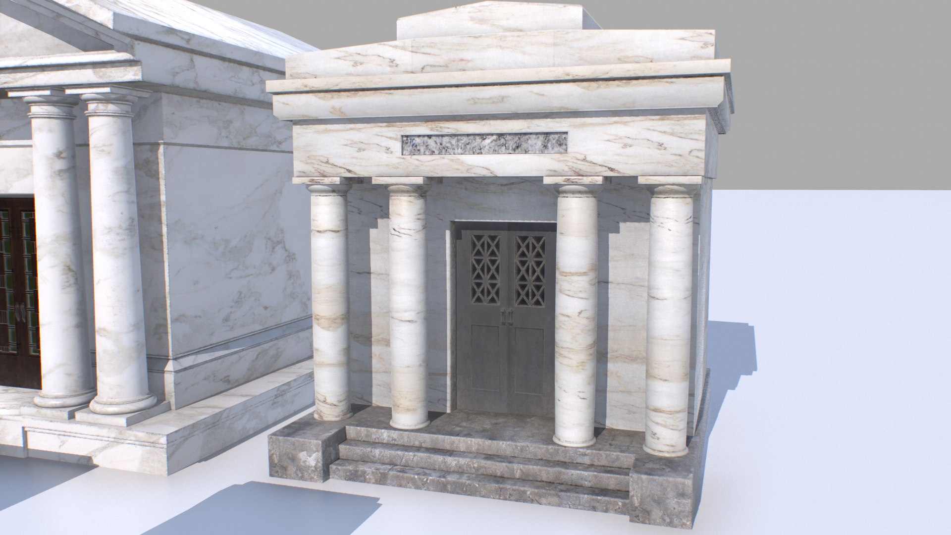 3D Pack Cemetery Mausoleums 1 Model - TurboSquid 1645500
