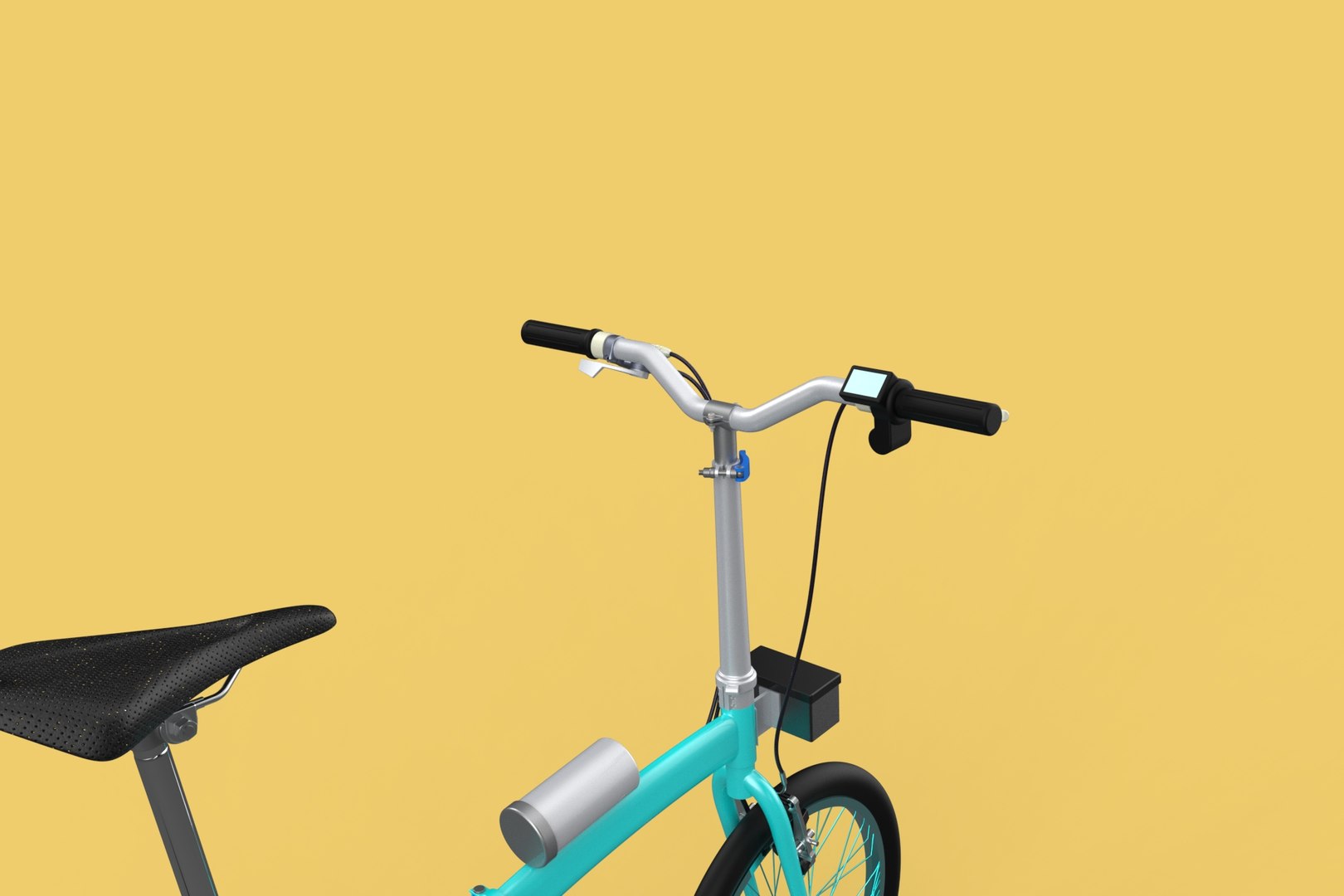 ELECTRIC FOLDING BIKE PORTABLE COMPACT FLIP BICYCLE EV 3D - TurboSquid ...