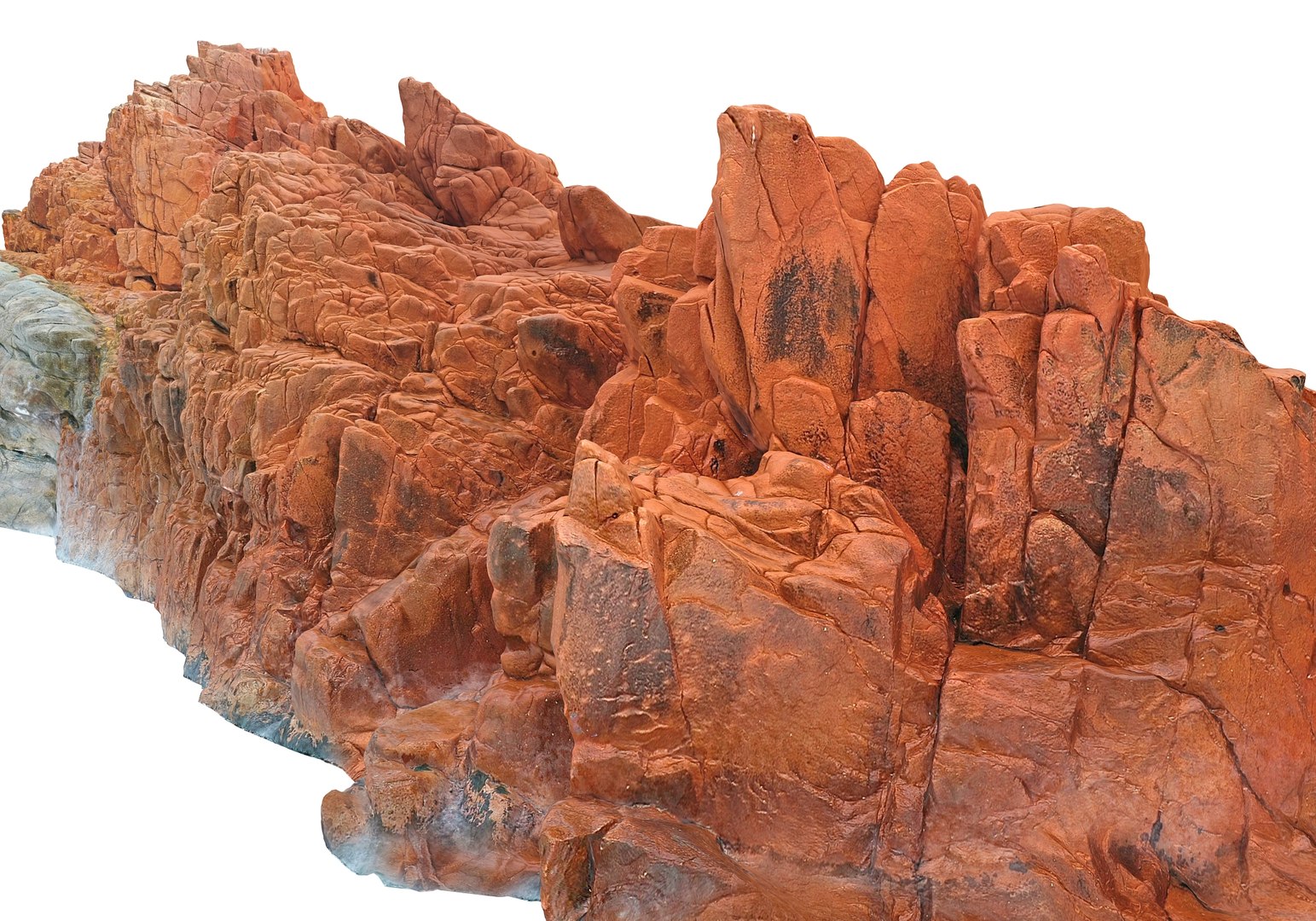 3D RED LAVA CLIFF 2 - TurboSquid 1876364