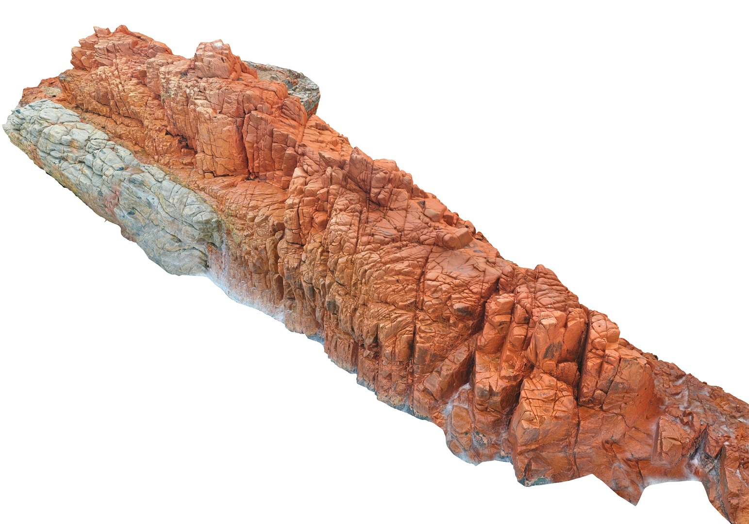 3D RED LAVA CLIFF 2 - TurboSquid 1876364