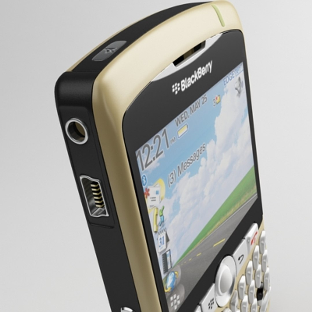 3d Blackberry Curve 8310 Model