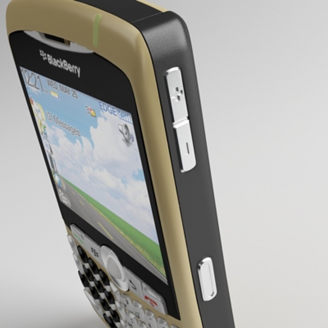 3d Blackberry Curve 8310 Model