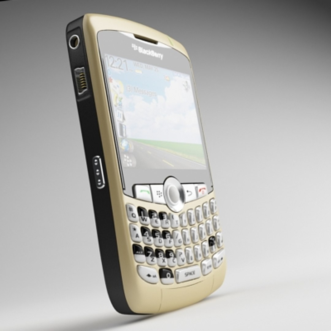 3d Blackberry Curve 8310 Model