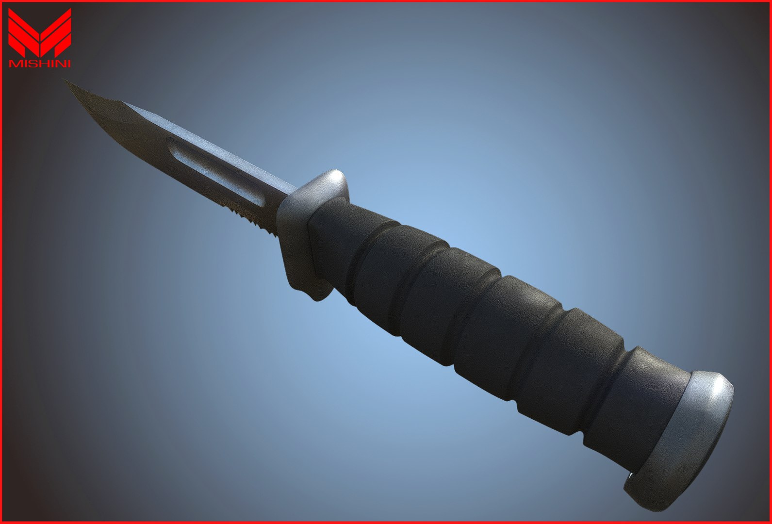 3d model knife pack kabar sheaths