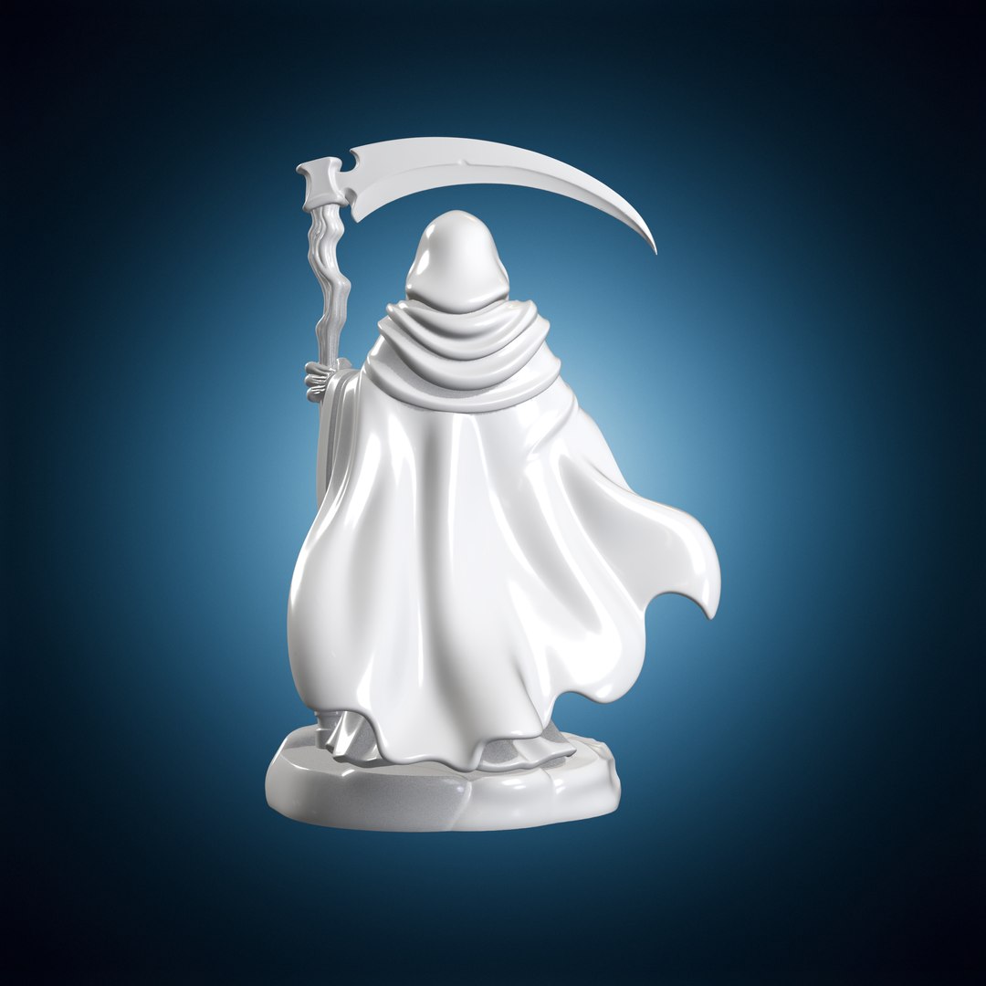 Grim Reaper Figurine 3D Print Model 3D Model - TurboSquid 2580918