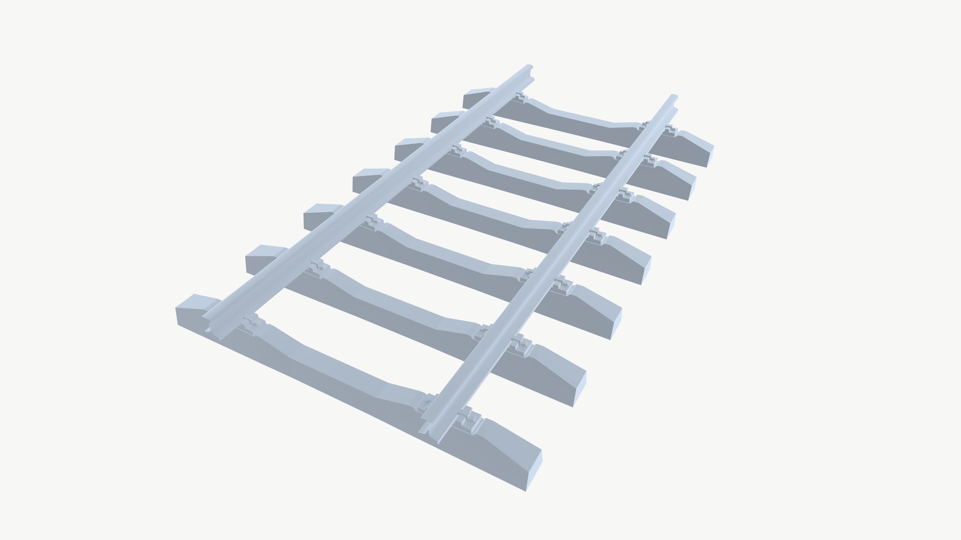 3D Railway Track Model - TurboSquid 2397511