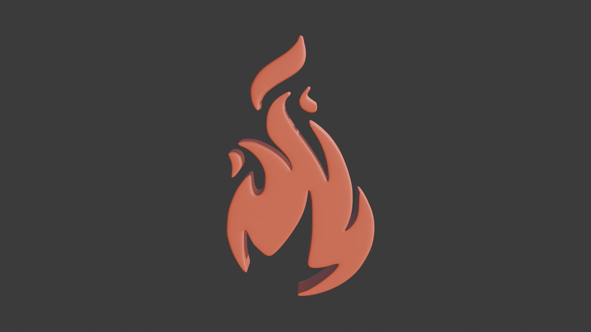 Fire Icon 19 3D Model - TurboSquid 2470529