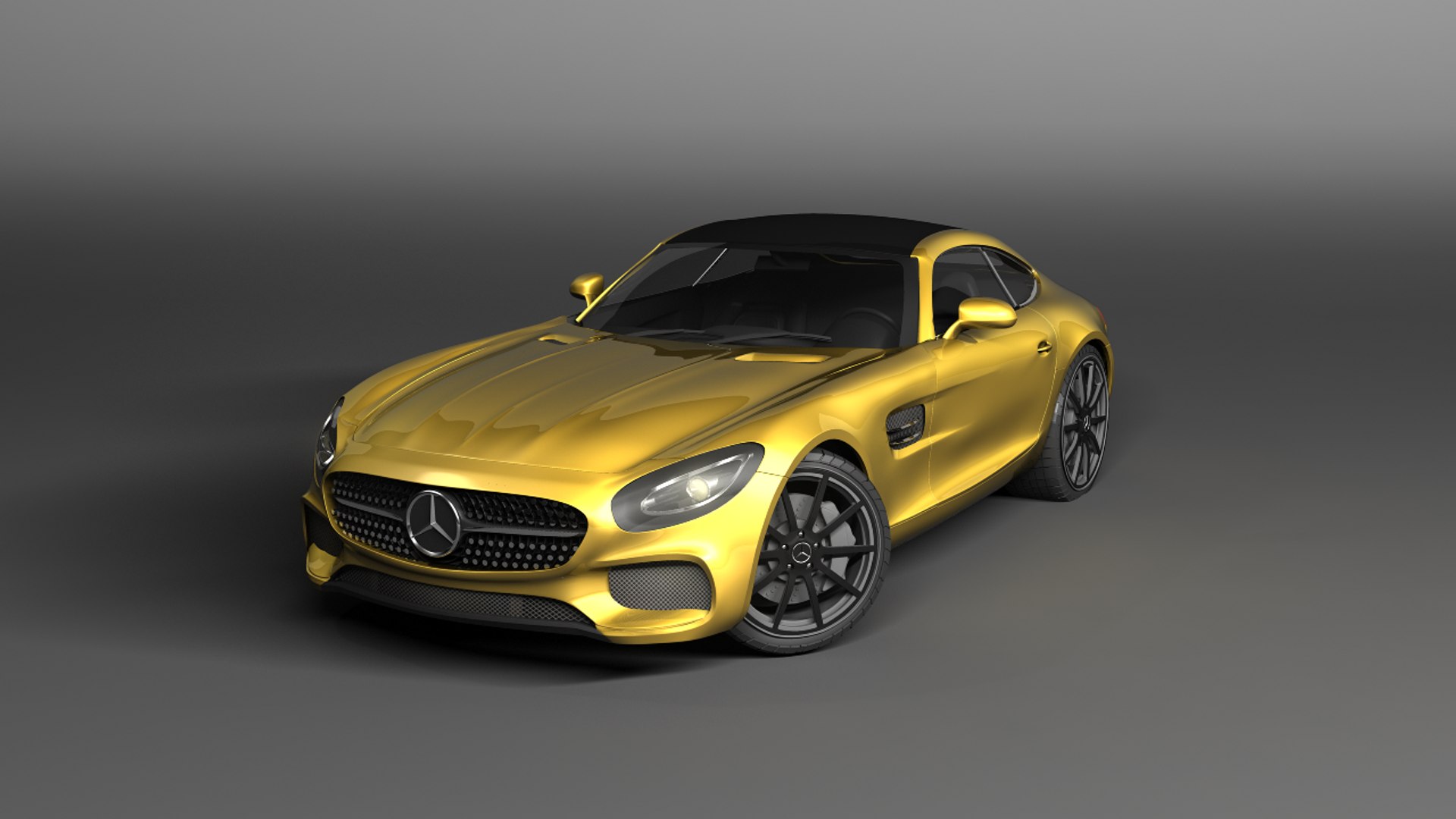 3d Mercedes Amg Gt Model