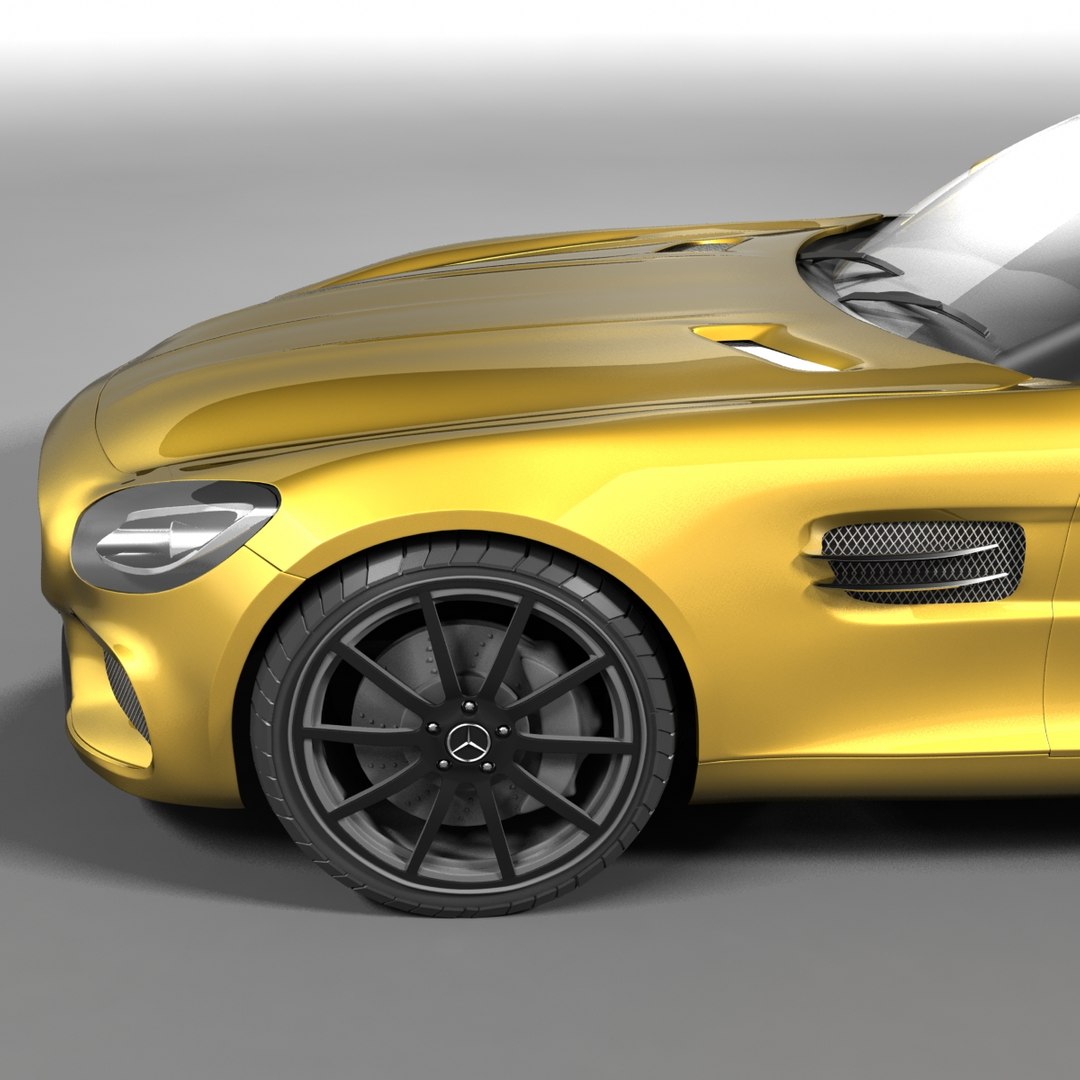 3d Mercedes Amg Gt Model