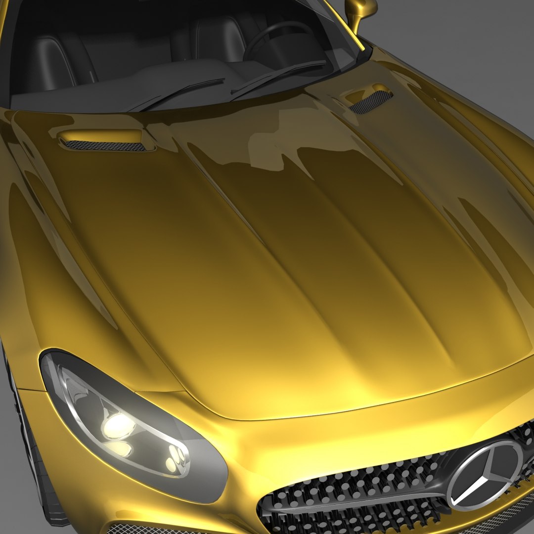 3d Mercedes Amg Gt Model