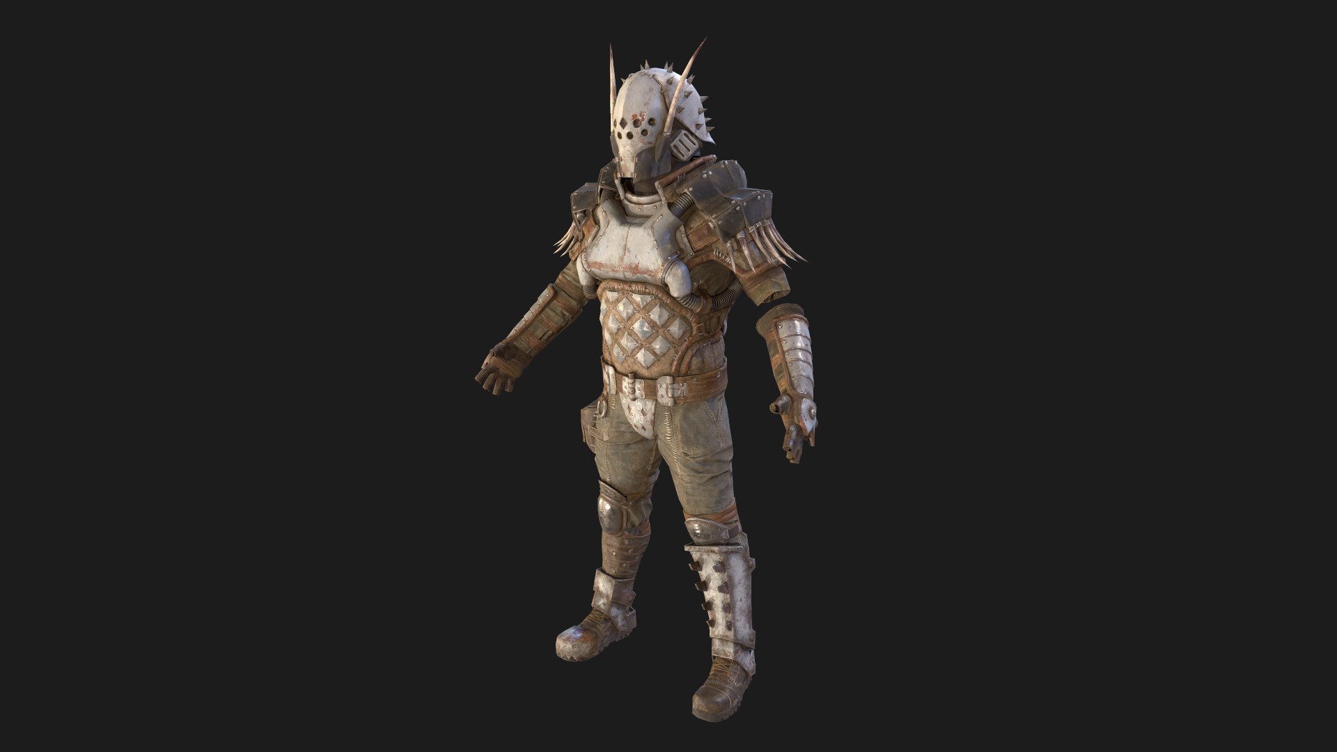 Man Warrior Armor 3D Model - TurboSquid 1373905