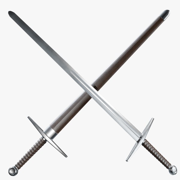 Modelos de 3D Low Poly Weaponry-Longsword | TurboSquid