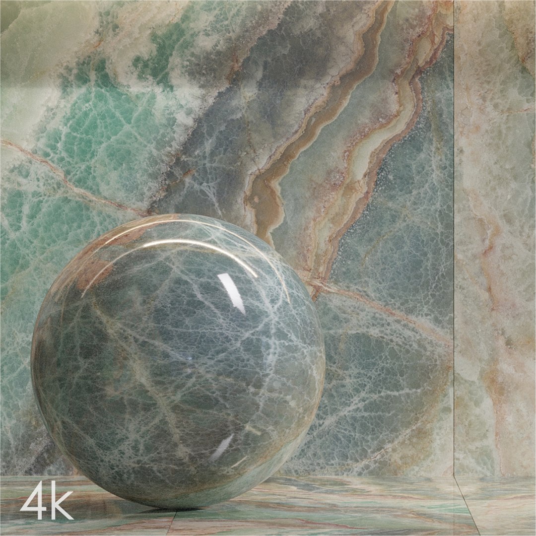 Cifre Ceramica Set 21 - Jade Marble - Lixium - 4k Texutres 3D Model ...