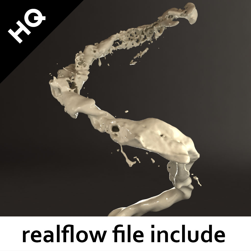 3d splash realflow flow