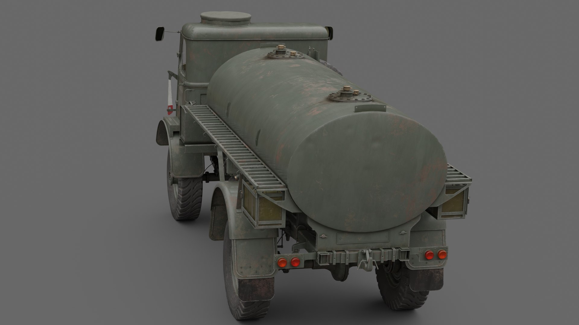 Bedford QL Tanker Truck PBR 3D Model - TurboSquid 2289678