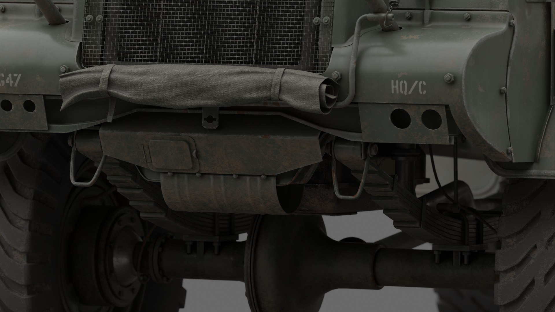 Bedford QL Tanker Truck PBR 3D Model - TurboSquid 2289678