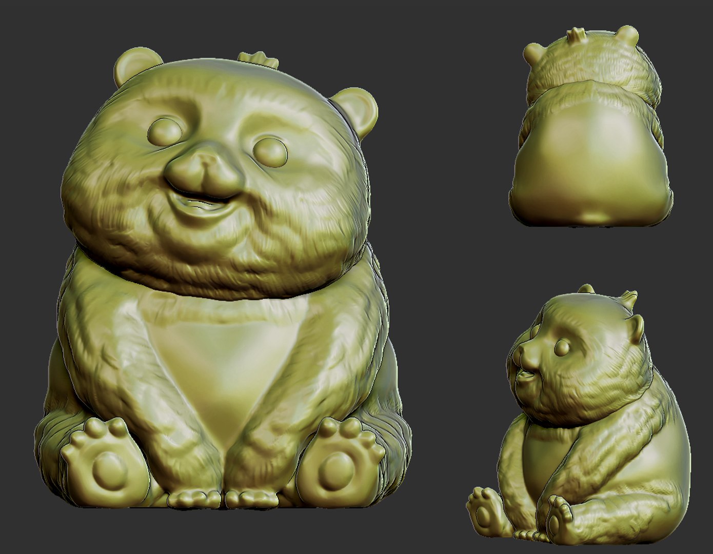3D Panda Bear Animal - TurboSquid 1609239