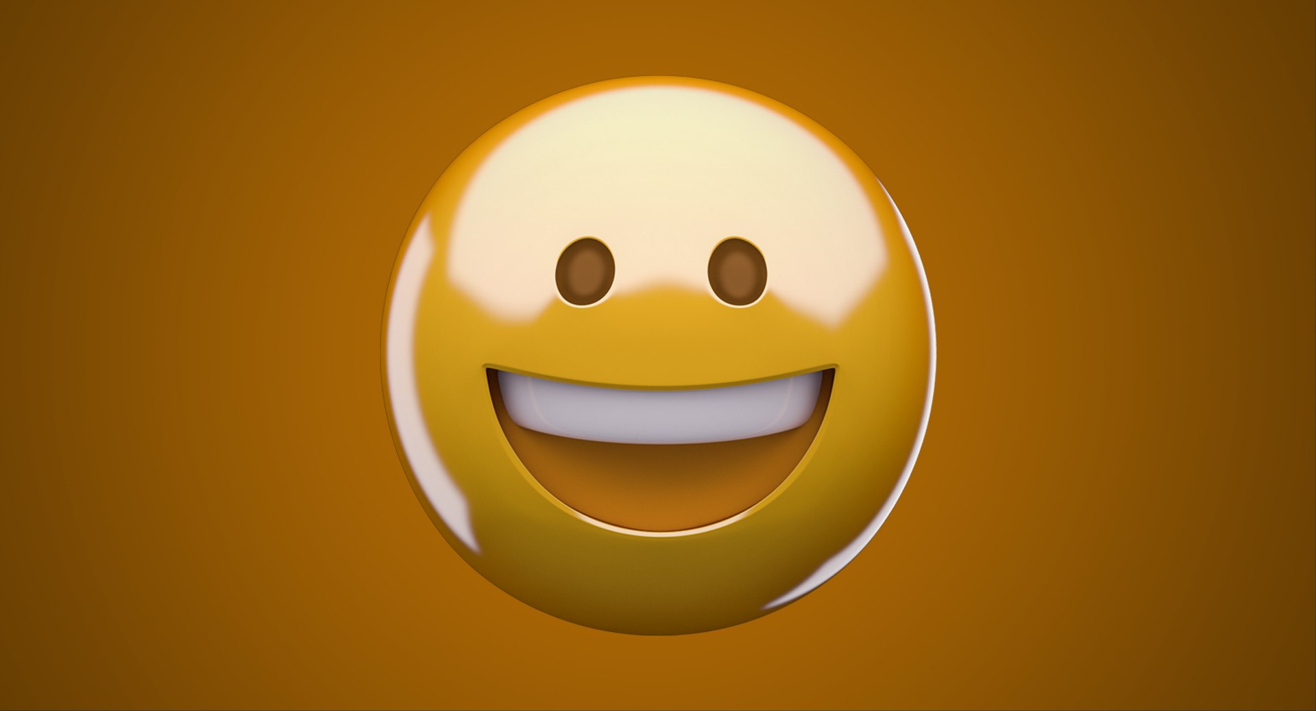 3D Emoji Grinning Face - TurboSquid 1403215