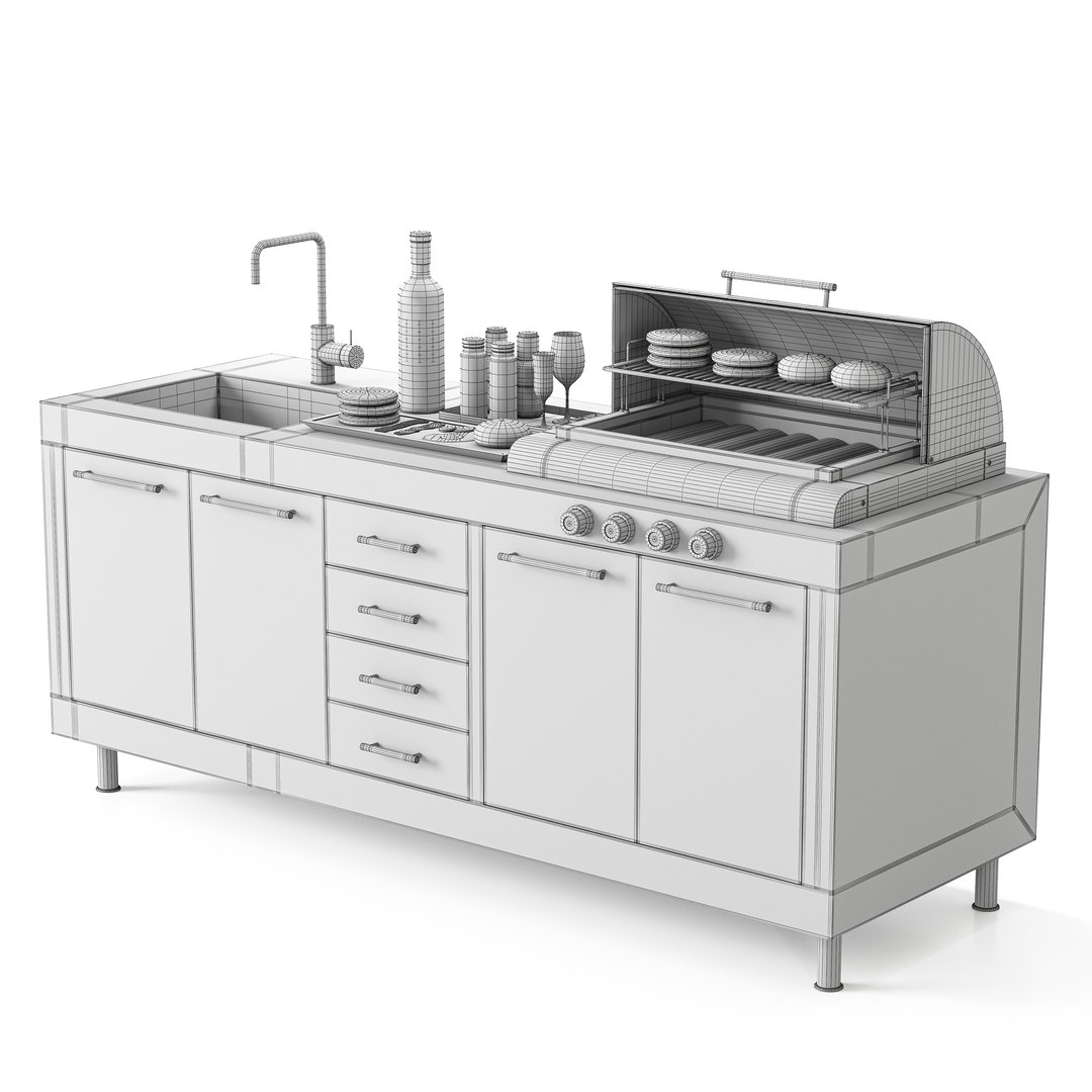 Barbecue 28 3D Model - TurboSquid 2053859
