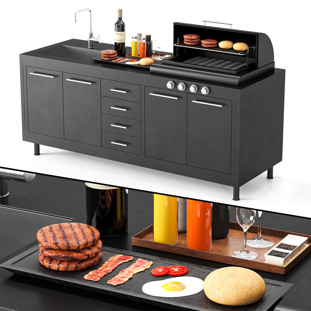 Barbecue 28 3D Model - TurboSquid 2053859