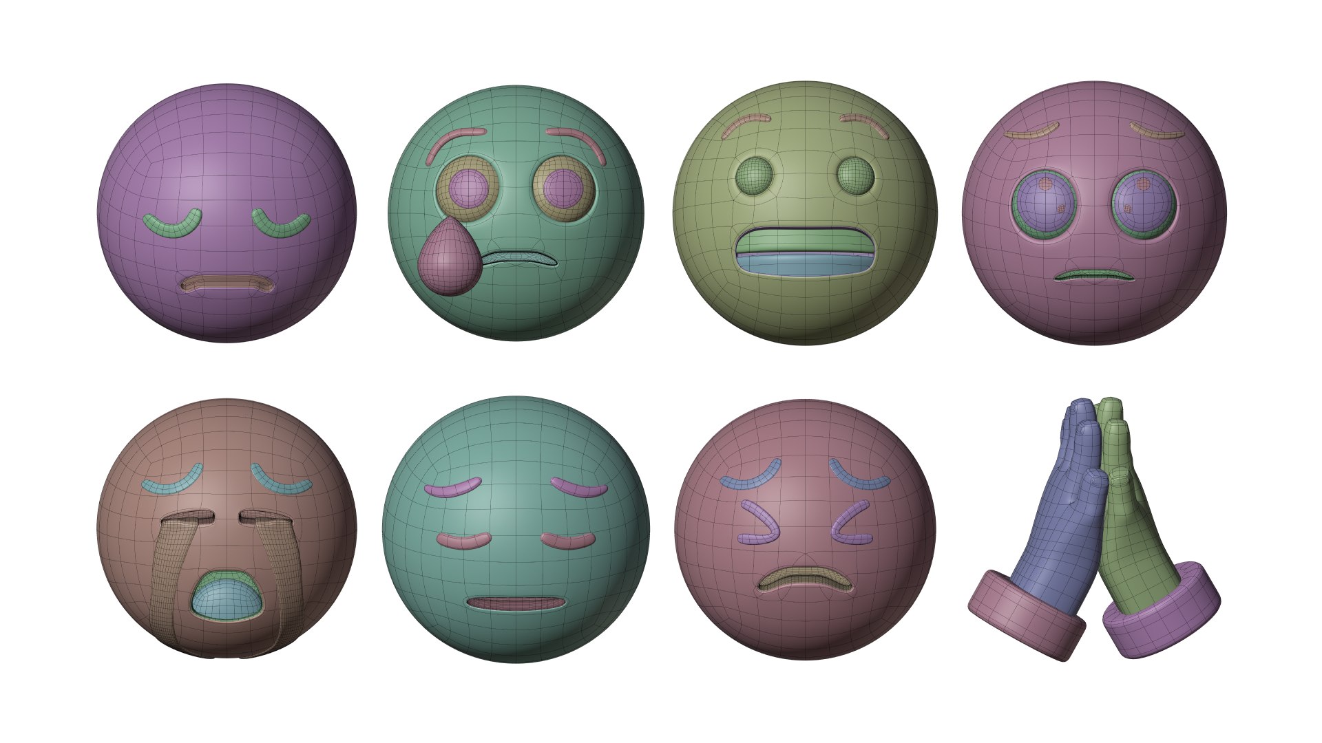 Sorry Emoji 3D Collection 3D - TurboSquid 2423060