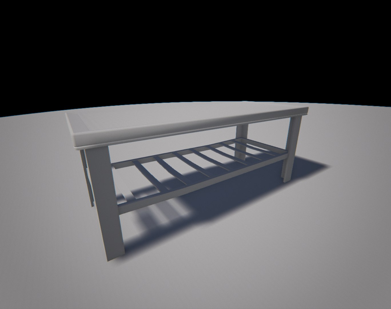 morgue bed 02 3d model