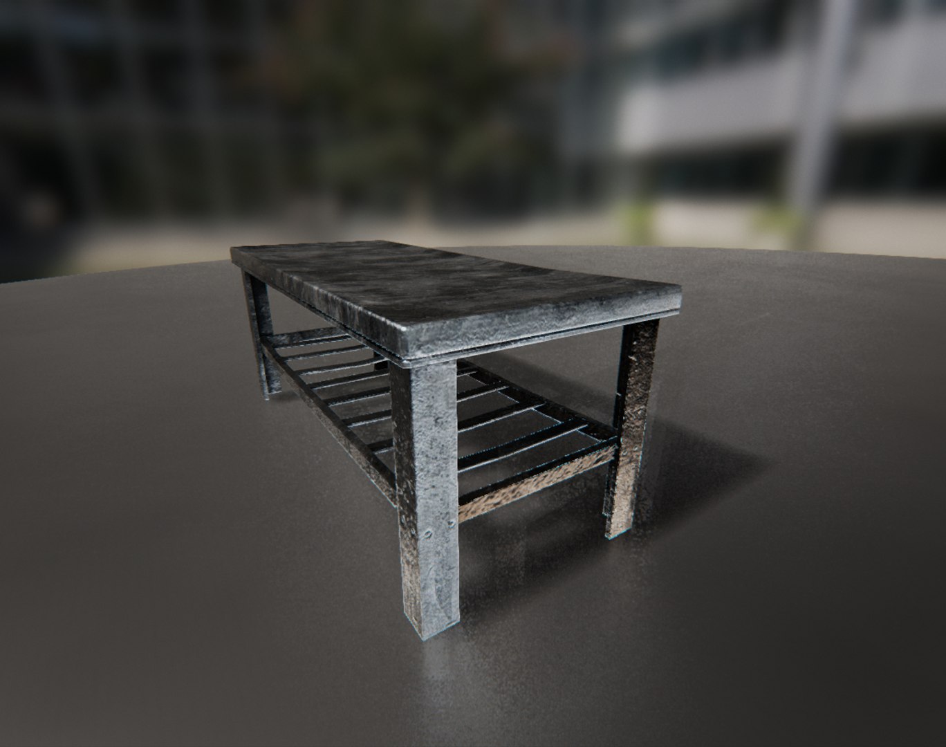 morgue bed 02 3d model