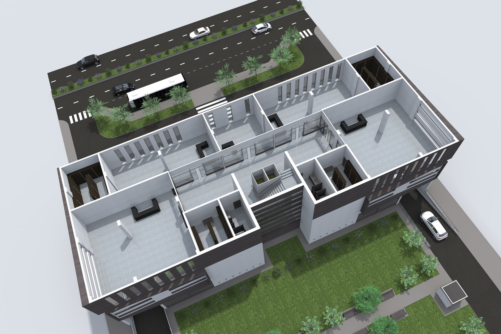 Building Exterior Mall Shopping 3D Model - TurboSquid 1178193