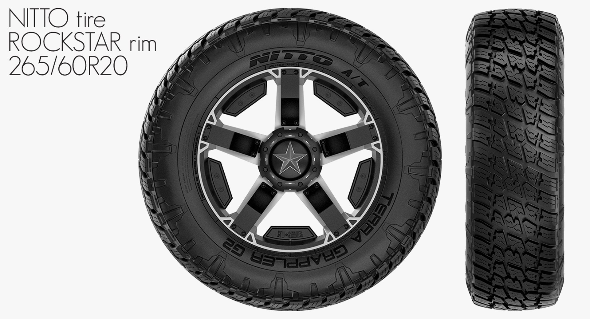 Road Nitto Rockstar Rim Wheel Max