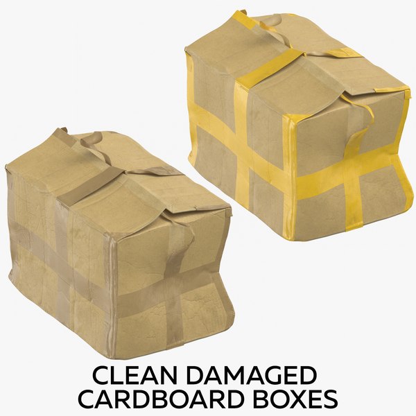 Box Damaged 3D Models for Download | TurboSquid