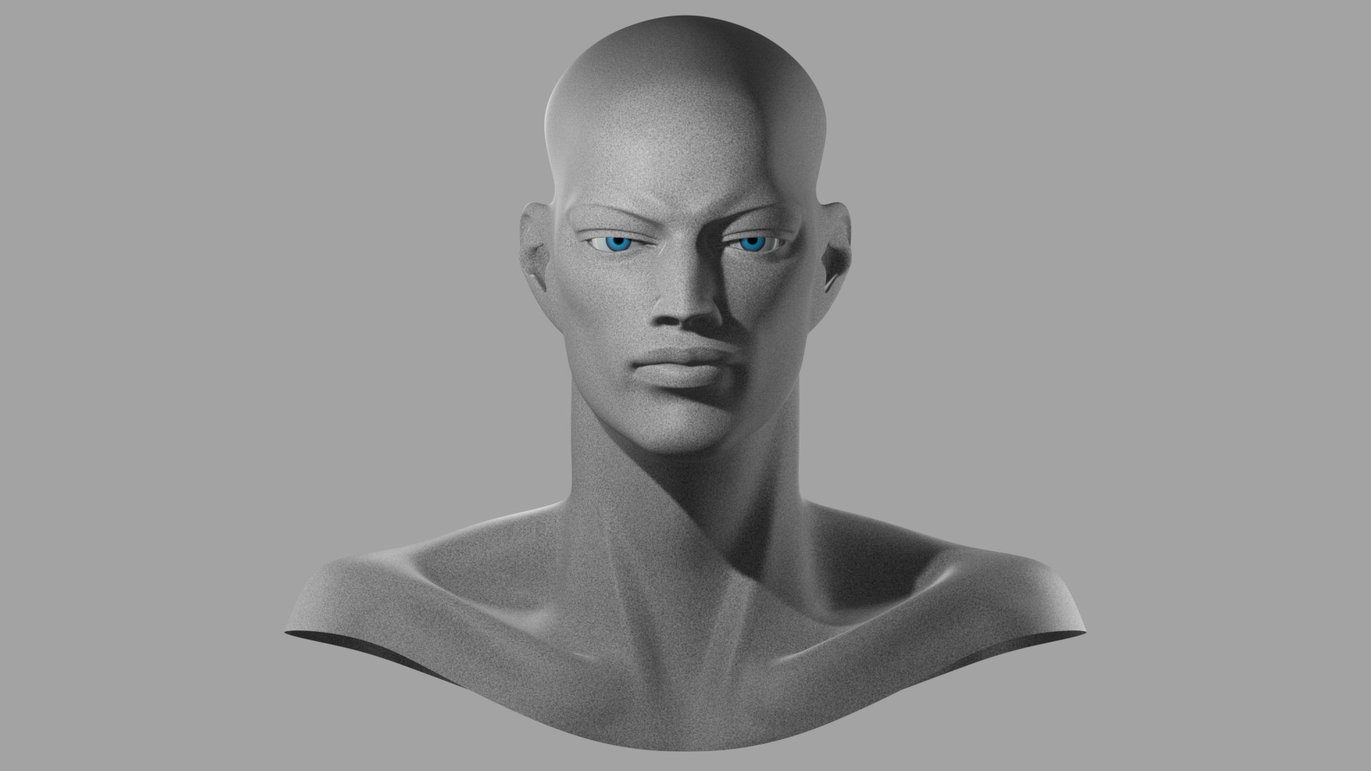 3D Young Man Head Model - TurboSquid 2284694