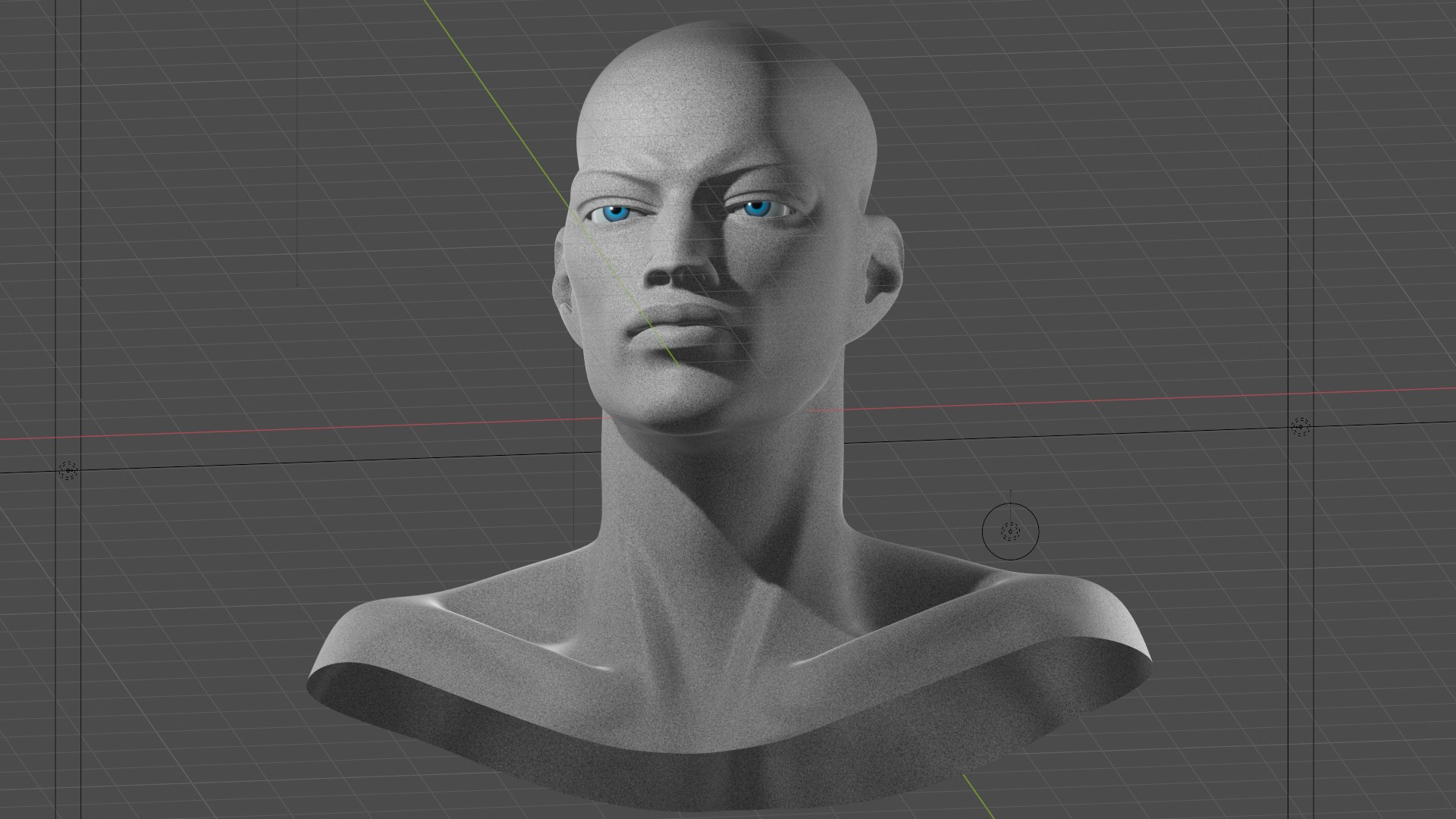 3D Young Man Head Model - TurboSquid 2284694