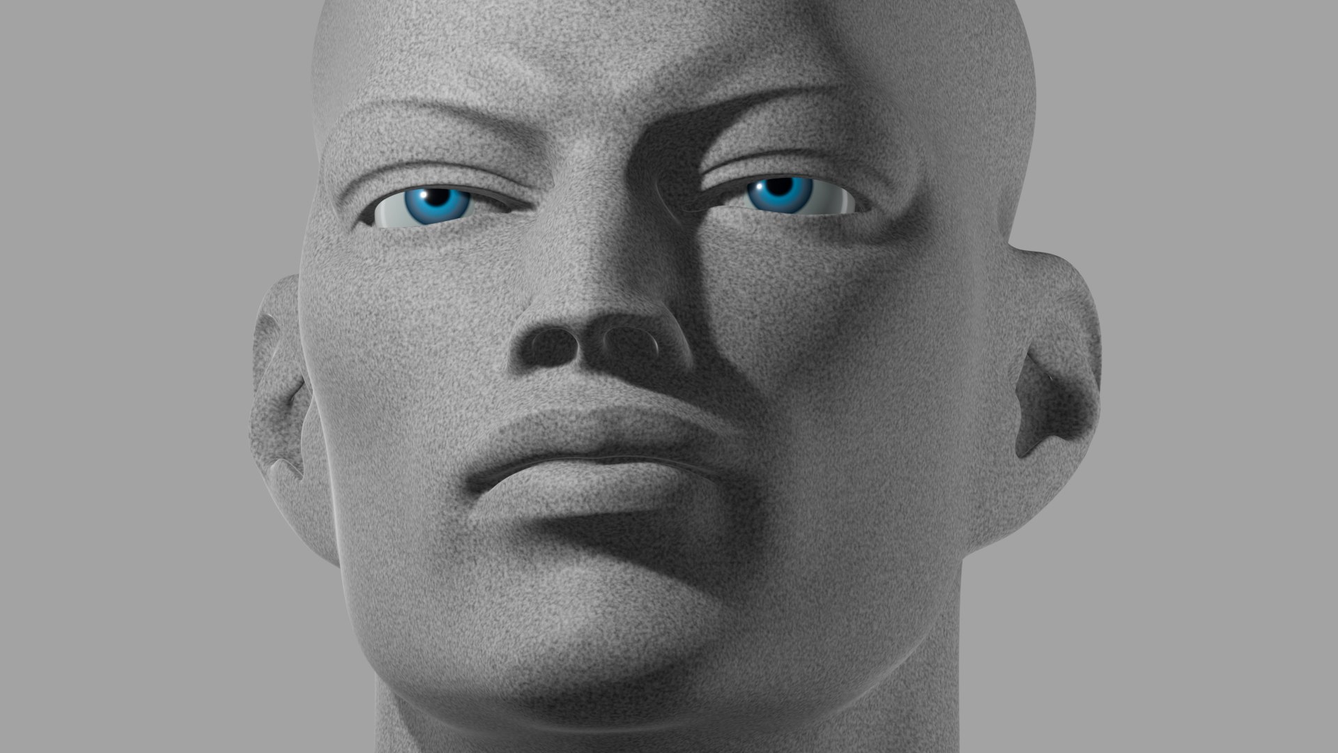 3D Young Man Head Model - TurboSquid 2284694