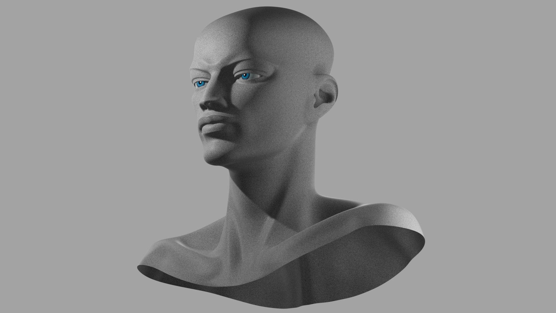 3D Young Man Head Model - TurboSquid 2284694