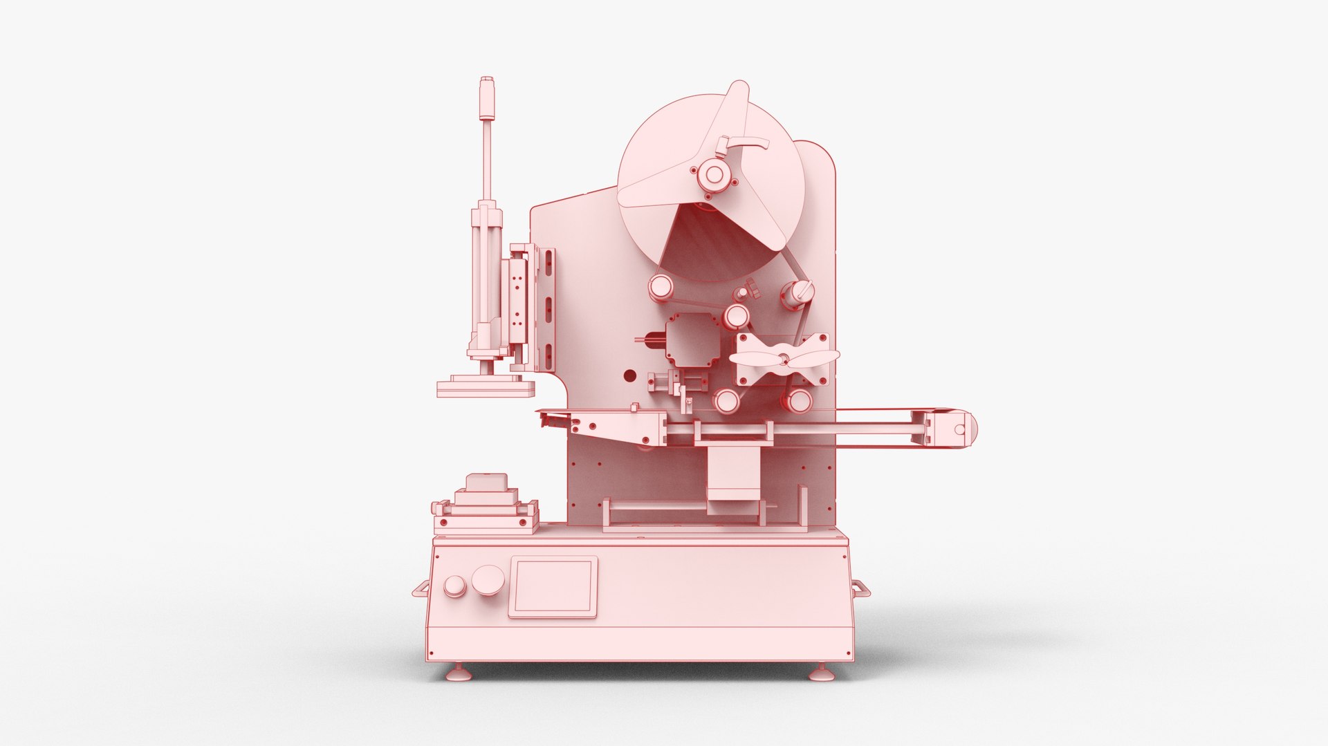 3D High-Precision Automatic Labeling Machine Model - TurboSquid 1885283
