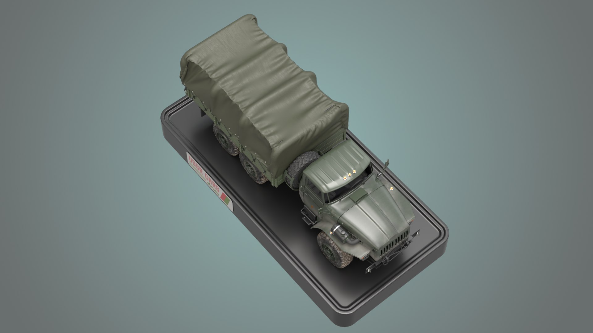 3D URAL 4320 Military - TurboSquid 2437449