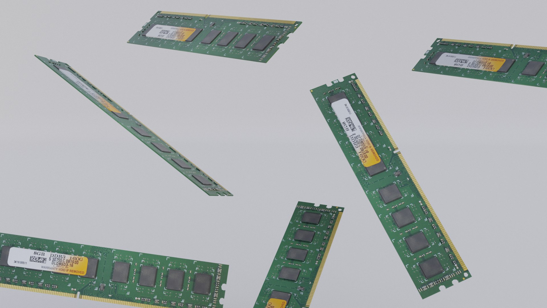 3D PC RAM Model - TurboSquid 2282593