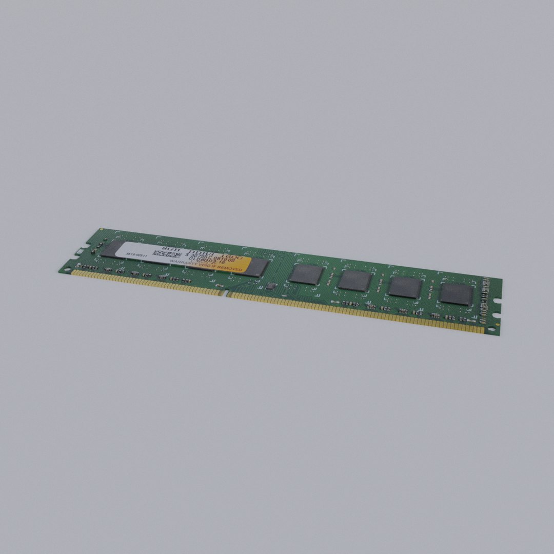 3D PC RAM Model - TurboSquid 2282593